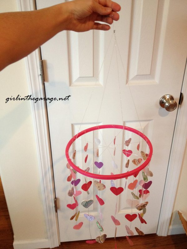Gorgeous Hanging Hearts Mobile