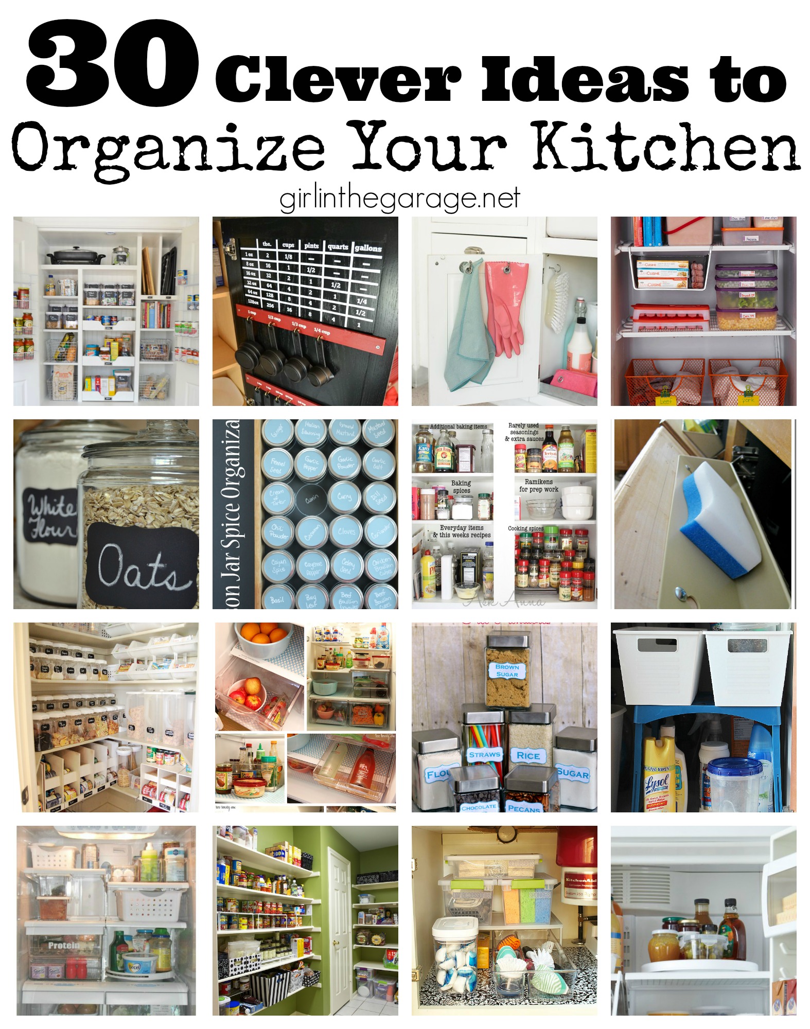 30 Clever Ideas To Organize Your Kitchen 30 Clever Ideas To Organize Your Kitchen
