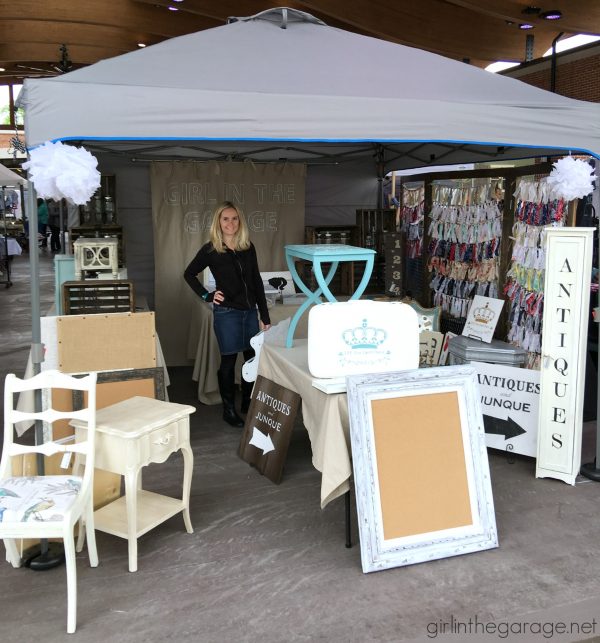 Market and Craft Fair Booth Display Ideas - Girl in the Garage®