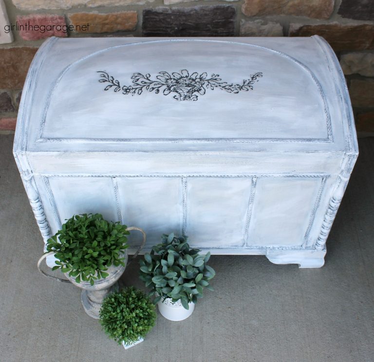 Gorgeous Painted Cedar Chest Ideas - Girl in the Garage®