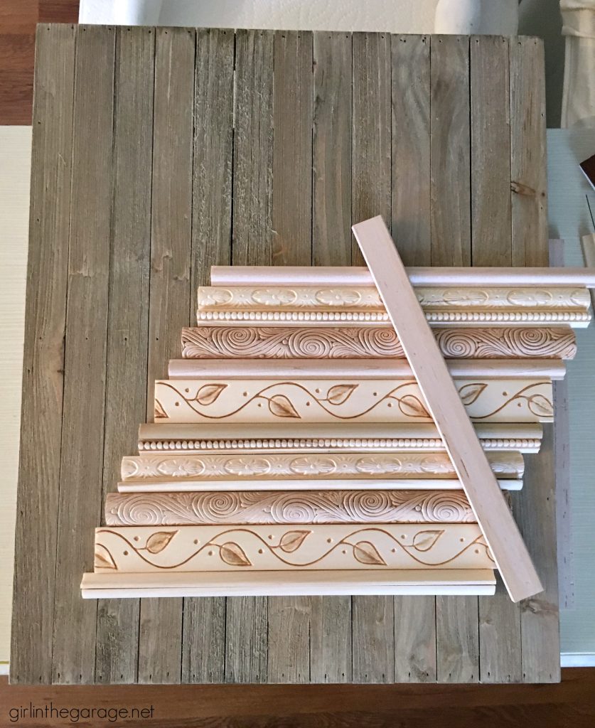 DIY Moulding Christmas Tree - Girl in the Garage®