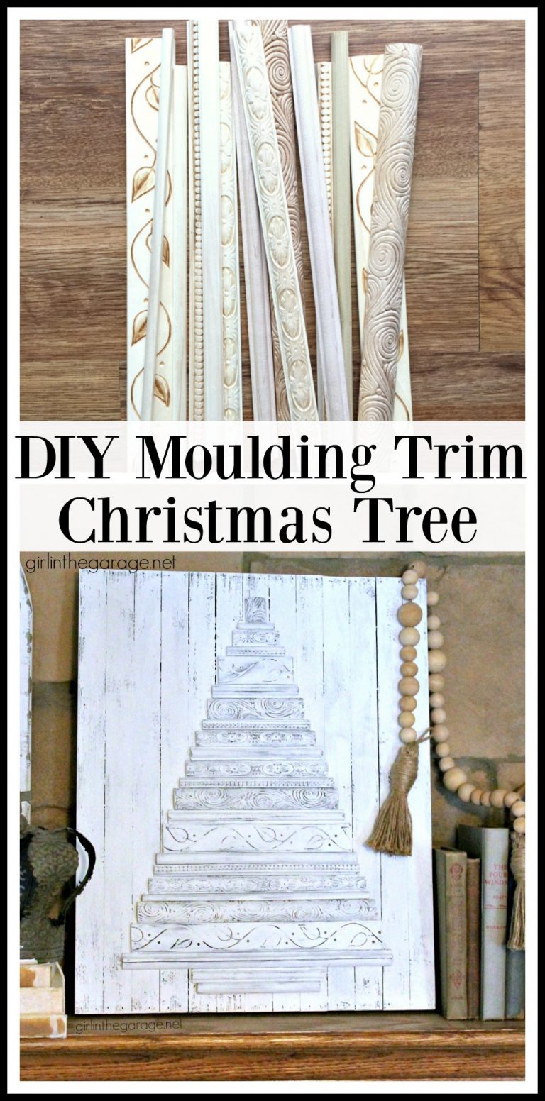 DIY Moulding Christmas Tree - Girl in the Garage®