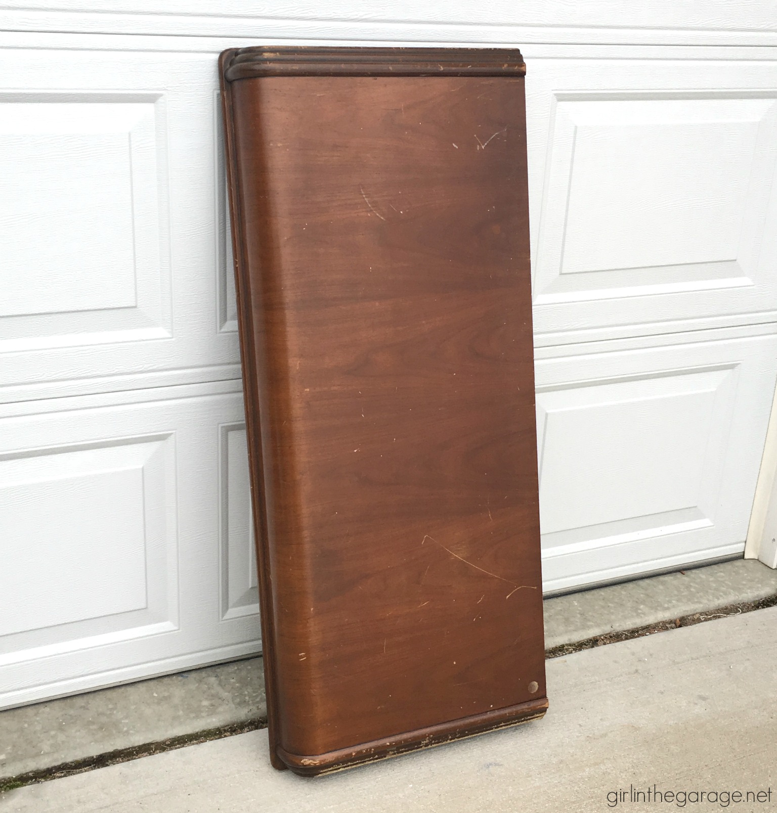 Repurposed Chest Lid to Modern Farmhouse Bench - Girl in the Garage®