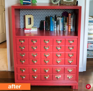 21 Amazing DIY Card Catalogs and Industrial Storage Makeovers - Girl in ...