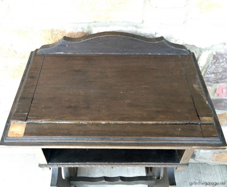 How to Repair a Table with Cracked Veneer - Girl in the Garage®