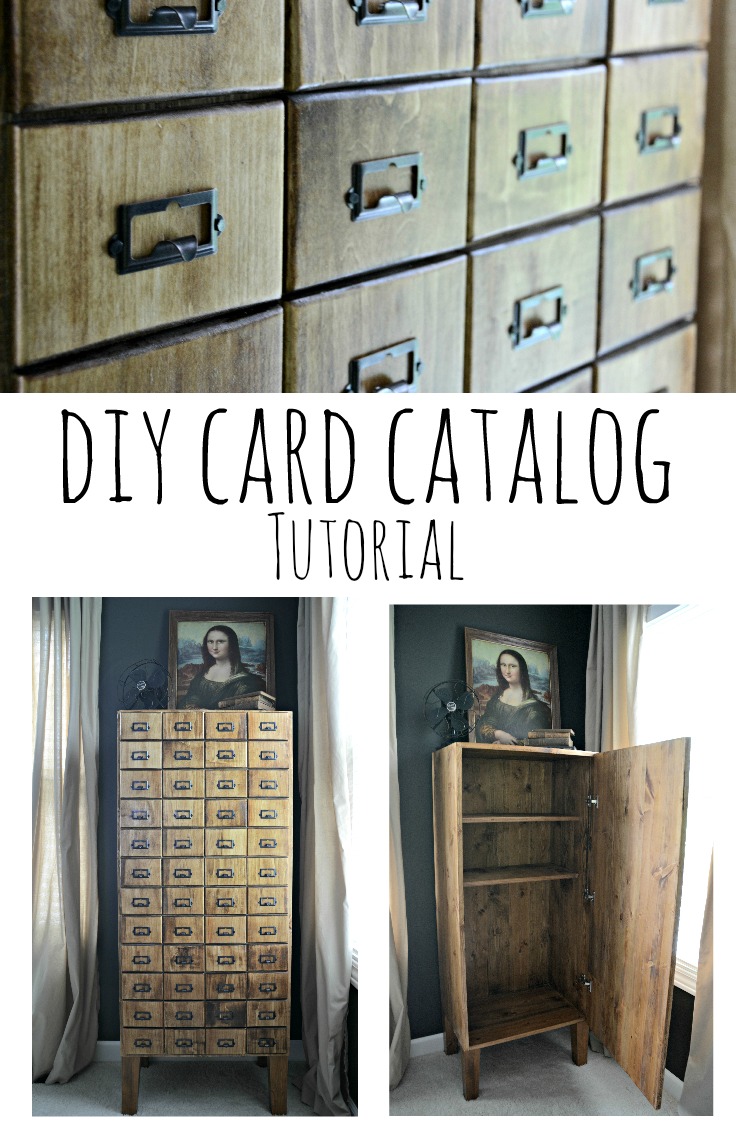 21 Amazing DIY Card Catalogs and Industrial Storage Makeovers - Girl in ...