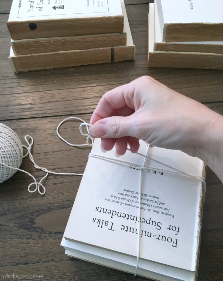 Repurposed Book Projects - Girl in the Garage®