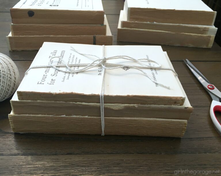 Repurposed Book Projects - Girl in the Garage®