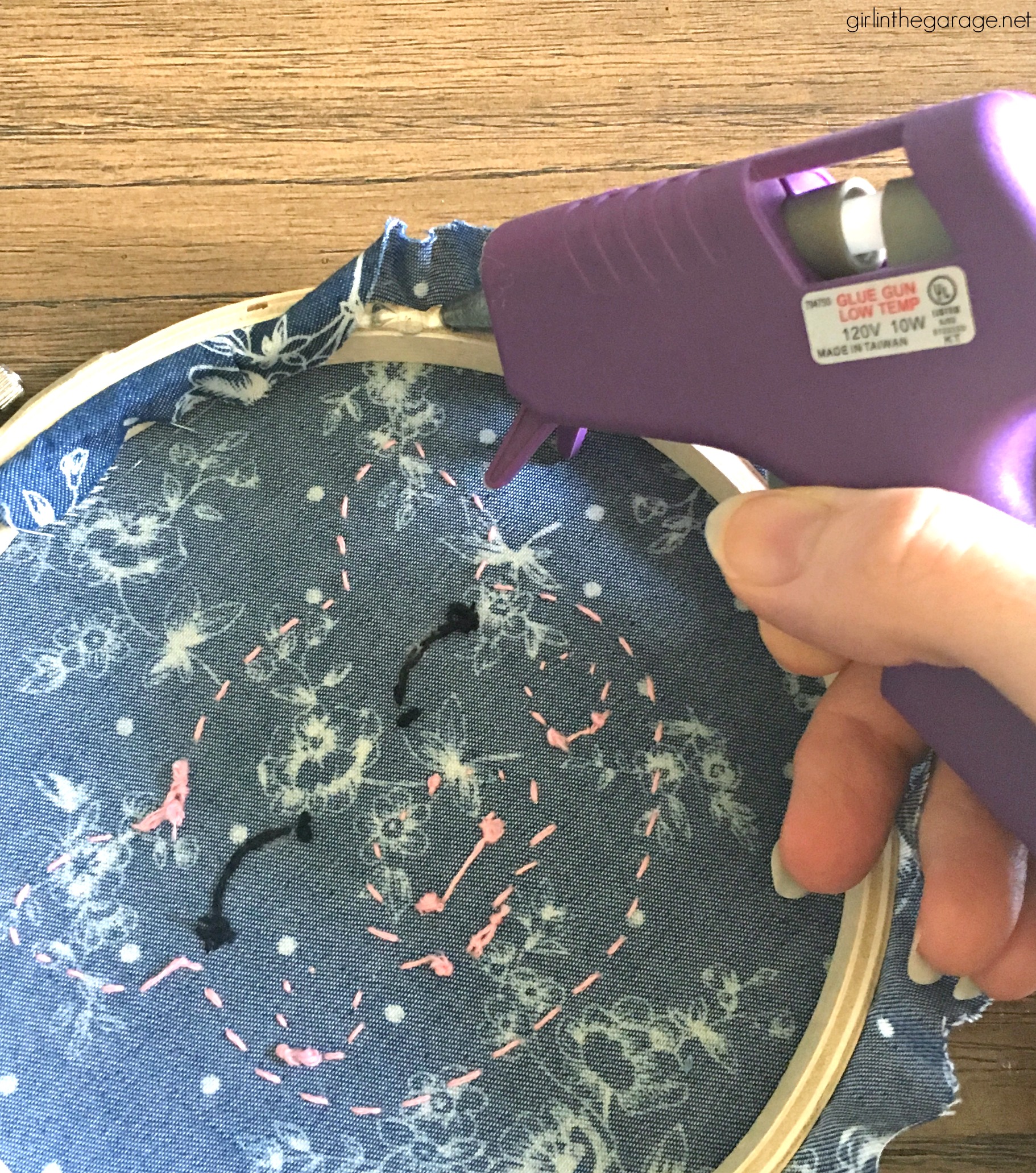 How to Make Cute + Easy Felt Embroidery Art - Girl in the Garage®