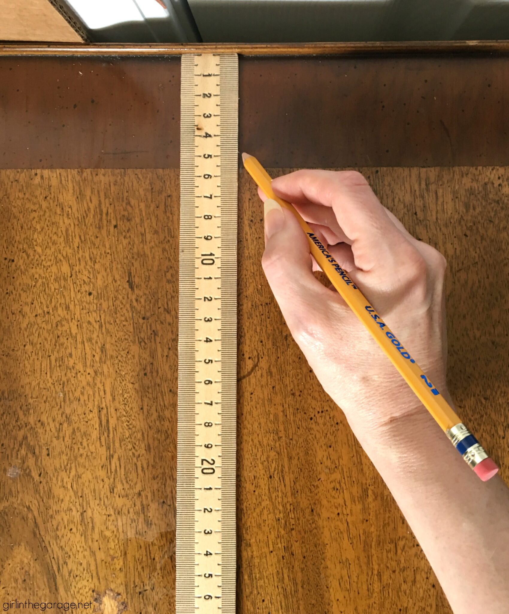 DIY Wood Mosaic Table Top - Girl in the Garage®