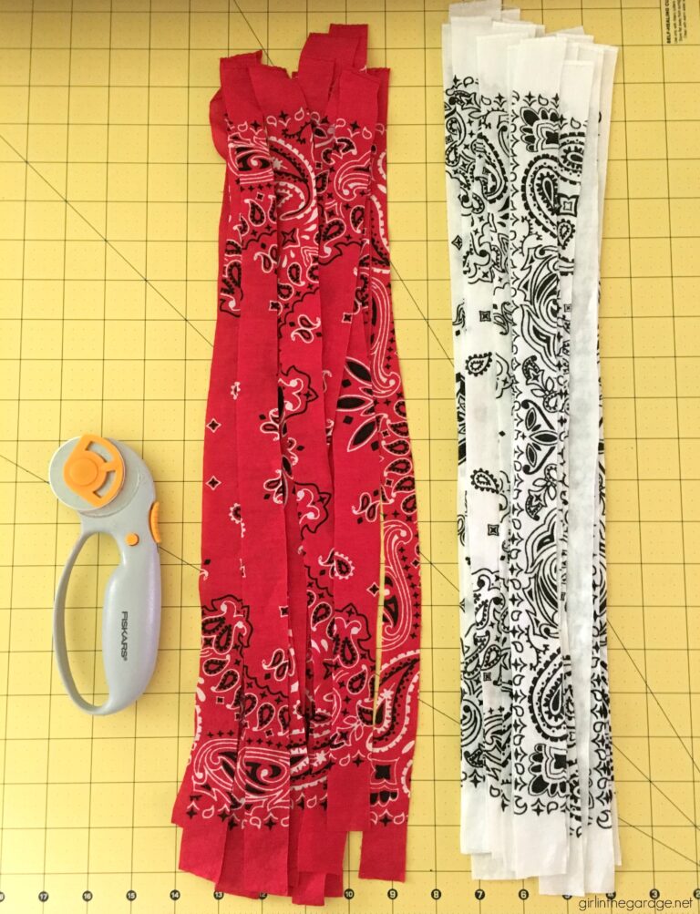 Clever Patriotic Bandana Craft Ideas - Girl in the Garage®
