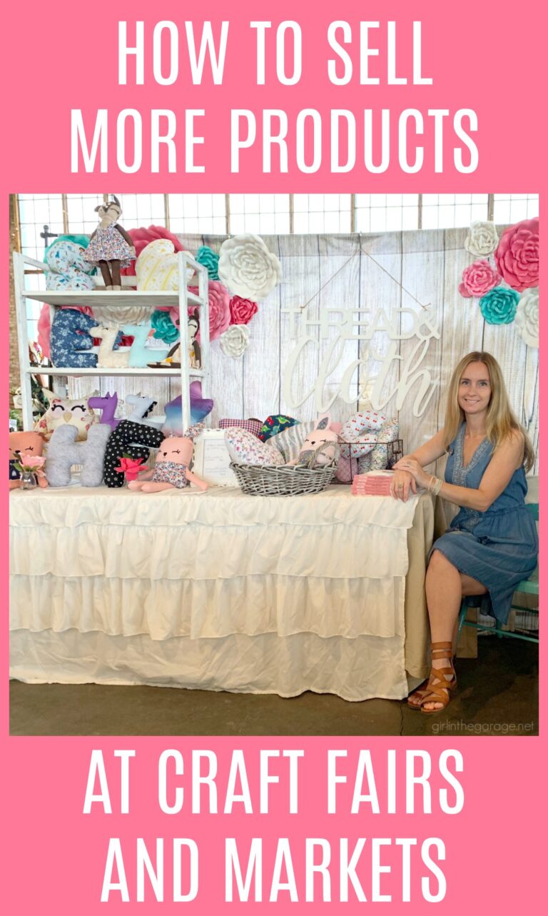 Portable Display Ideas for Markets and Fairs - Girl in the Garage®