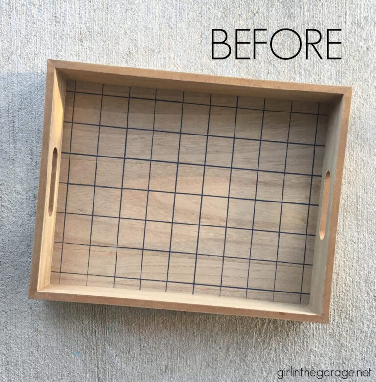Upcycled Wood Tray - Girl in the Garage®