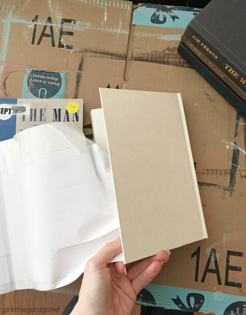 Chalk Painted Books for Easy DIY Decor - Girl in the Garage®