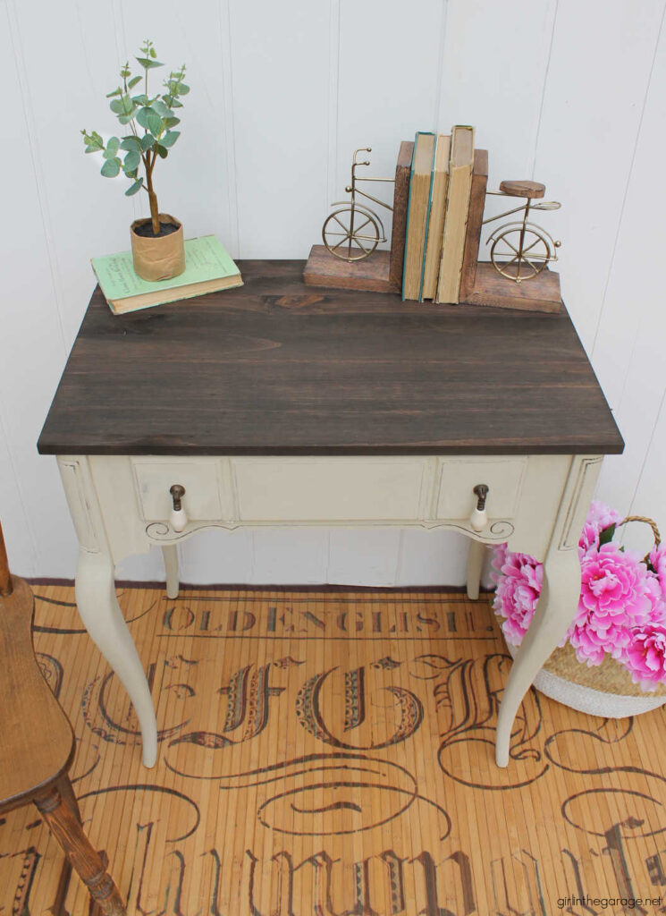 How to Repurpose a Sewing Machine Table - Girl in the Garage®