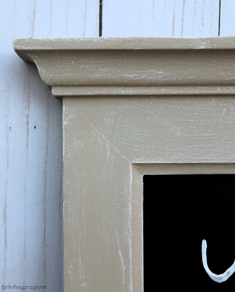 How to Paint a Thrifted Chalkboard - Girl in the Garage®