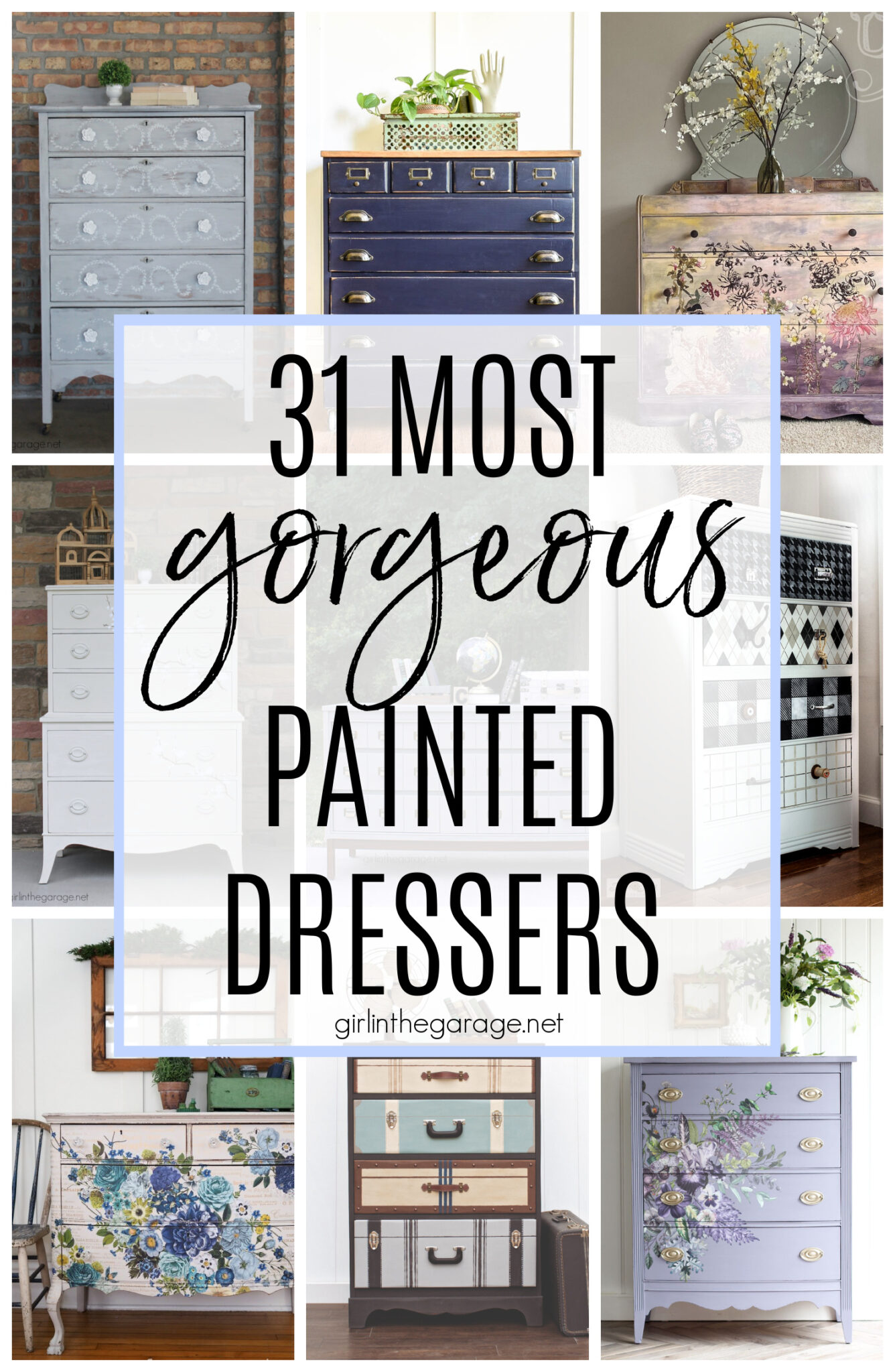 31 of the Most Gorgeous DIY Painted Dresser Ideas - Girl in the Garage®