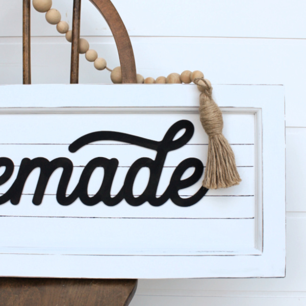 Repurposed Goodwill Art - Girl in the Garage®