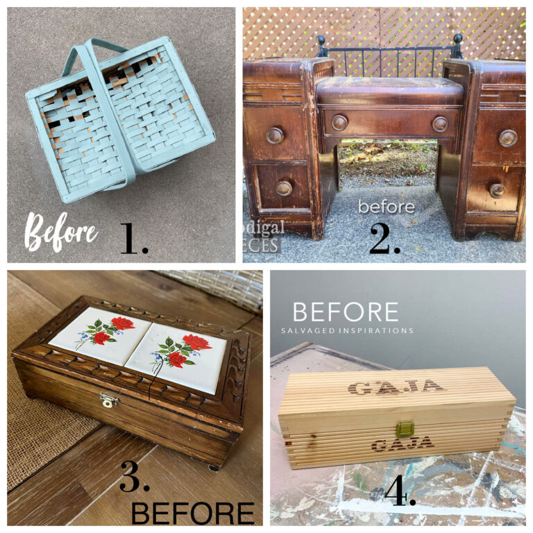 Repurposed Goodwill Art - Girl in the Garage®