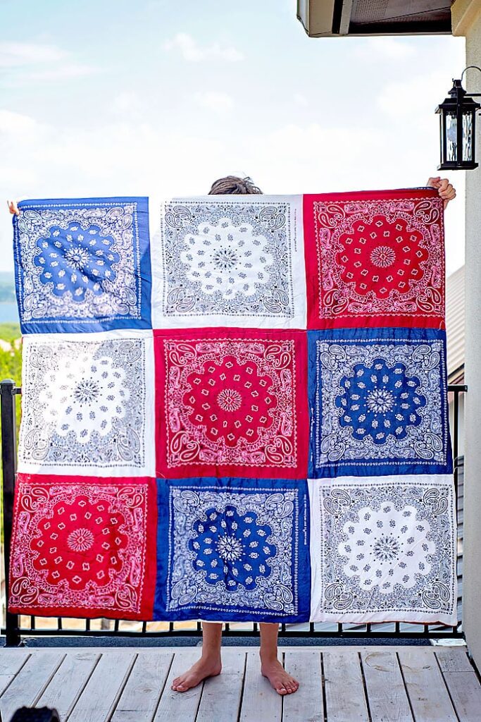 Clever Patriotic Bandana Craft Ideas - Girl in the Garage®