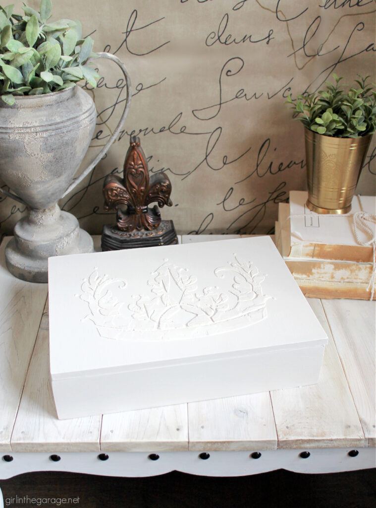 Paint a Thrifted Box - Girl in the Garage®