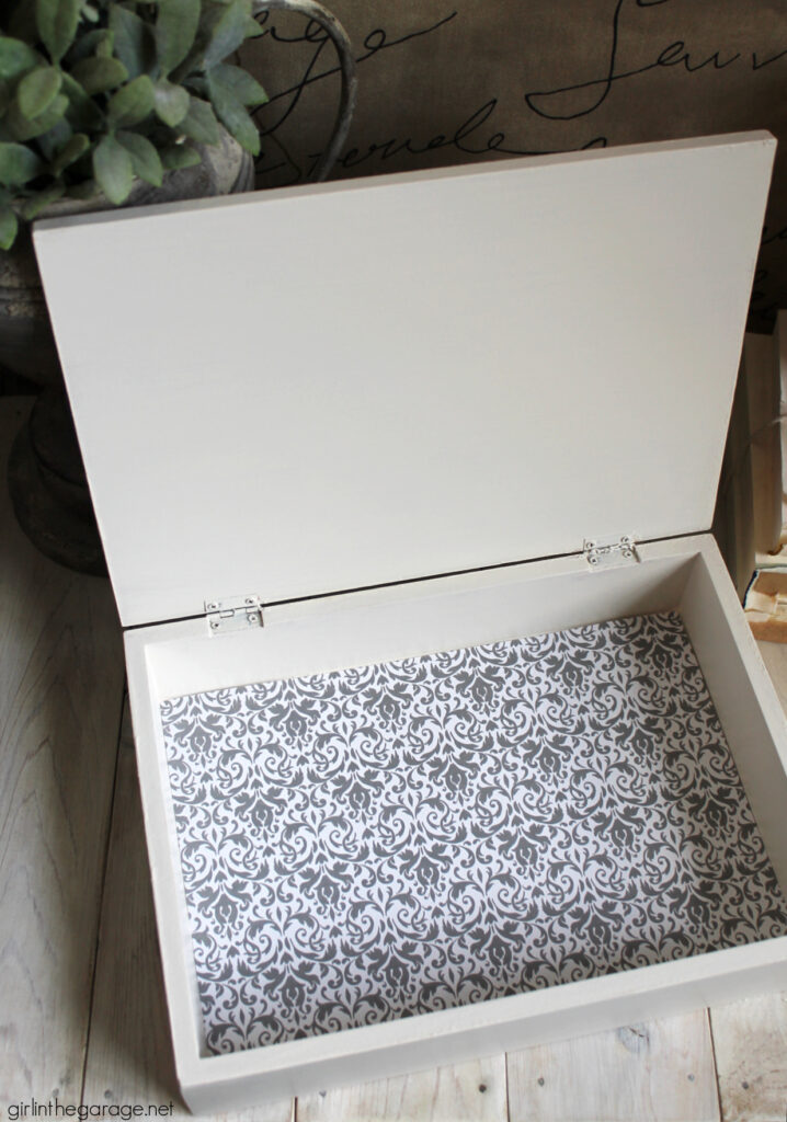 Paint a Thrifted Box - Girl in the Garage®