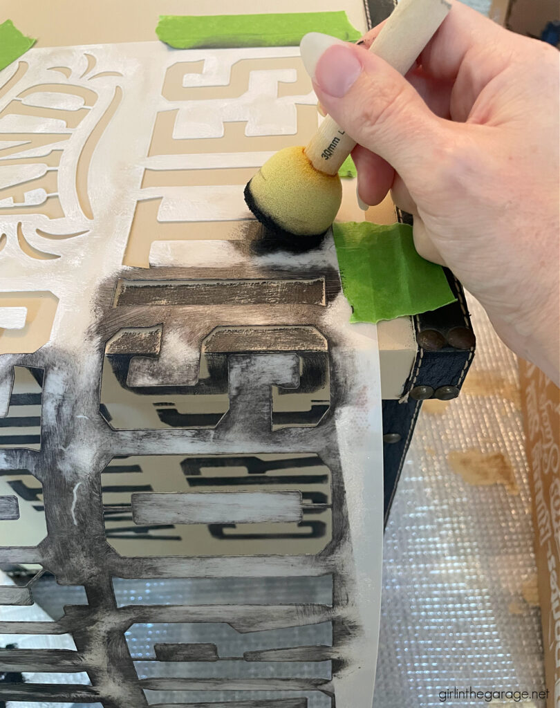 Painting a Thrifted Storage Box (Goodbye Roosters) - Girl in the Garage®