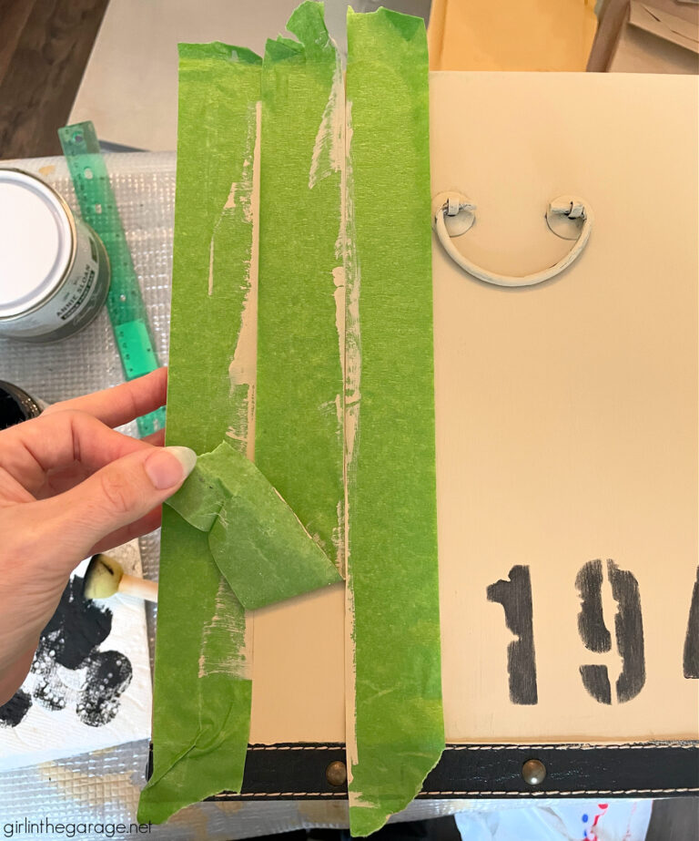 Painting a Thrifted Storage Box (Goodbye Roosters) - Girl in the Garage®