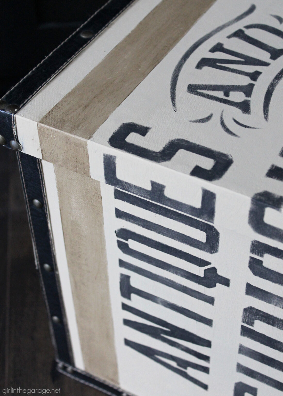 Painting a Thrifted Storage Box (Goodbye Roosters) - Girl in the Garage®