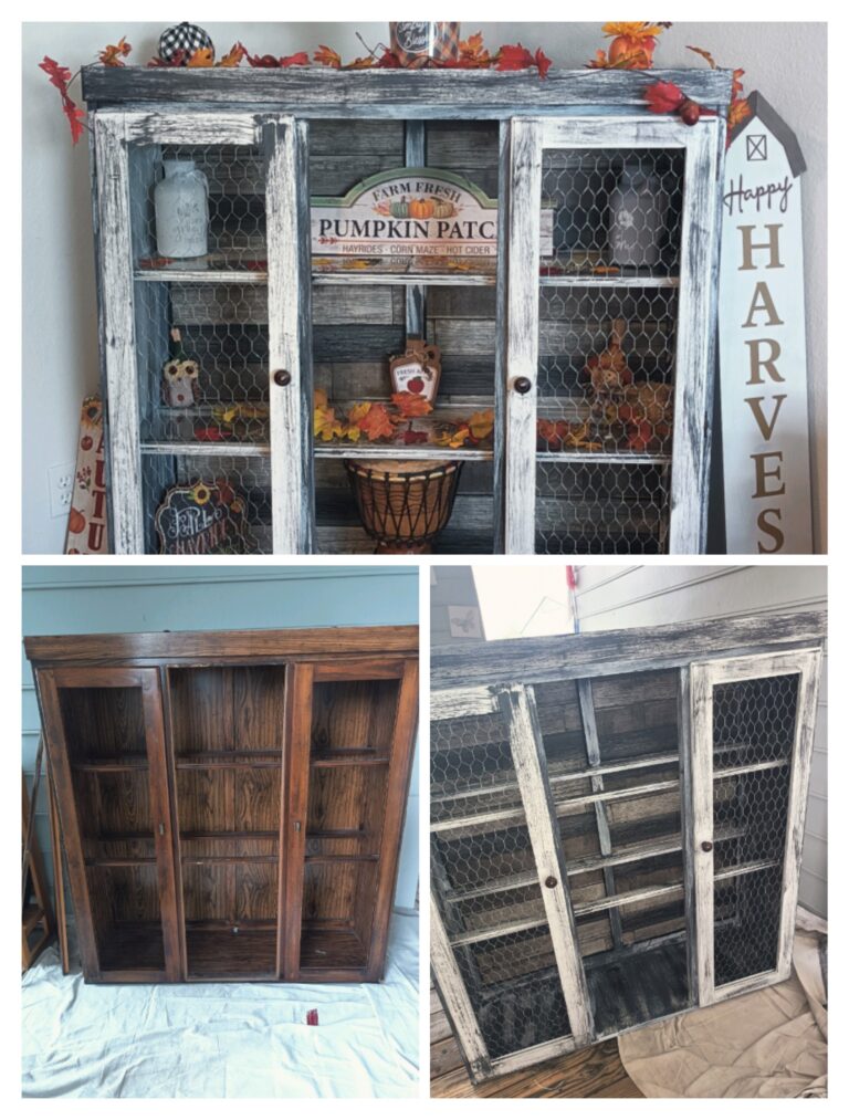 Best DIY Ideas to Repurpose an Old Hutch Top - Girl in the Garage®
