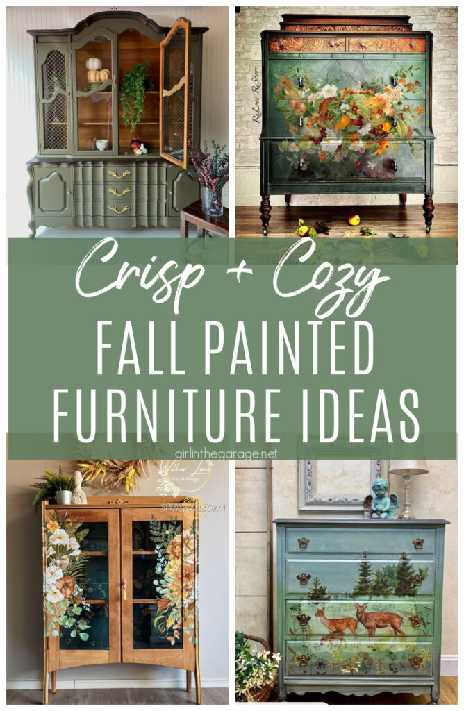 24 Crisp + Cozy Fall Painted Furniture Ideas - Girl in the Garage®