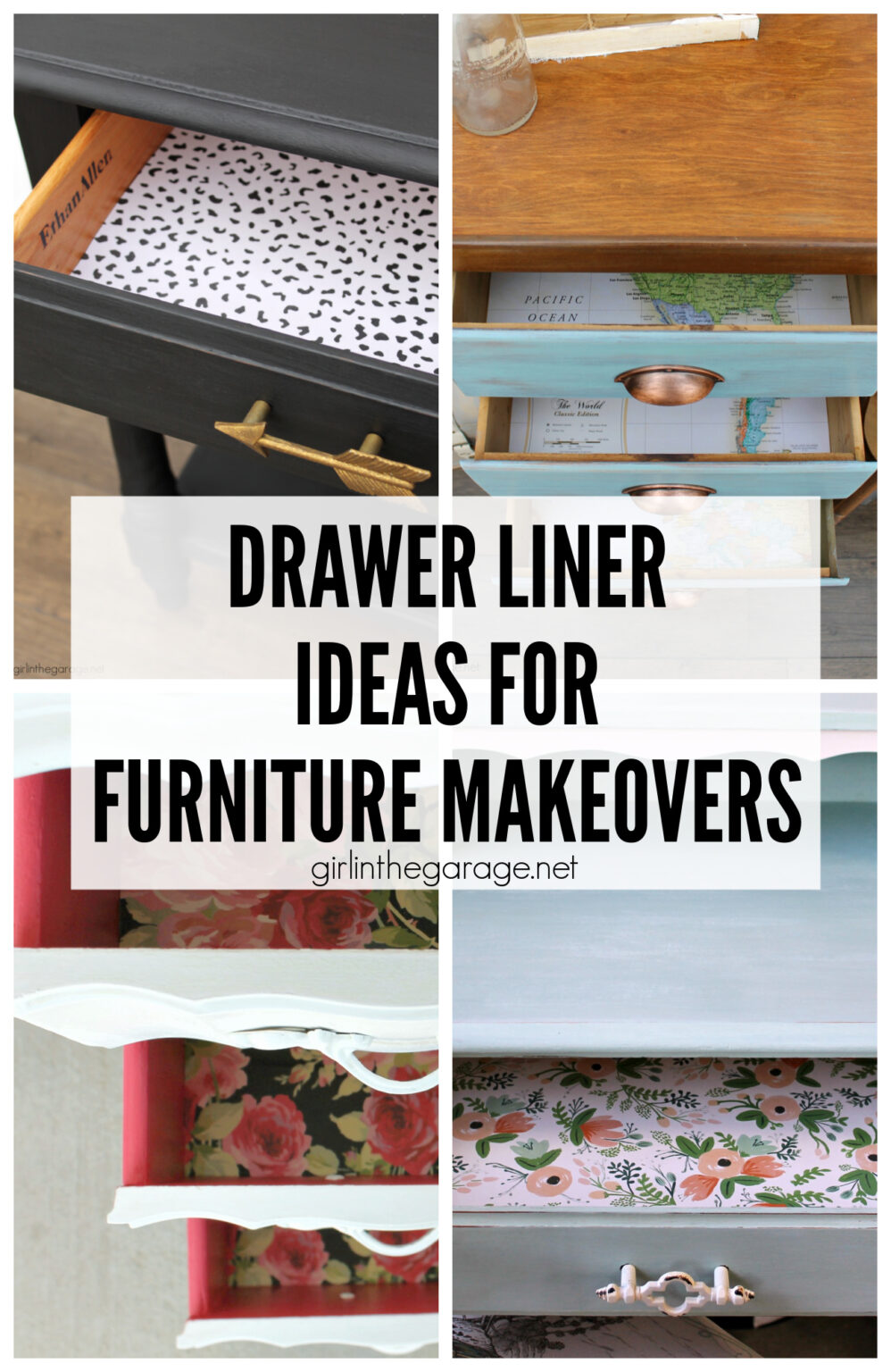 Budget-Friendly DIY Drawer Liner Ideas for Furniture - Girl in the Garage®