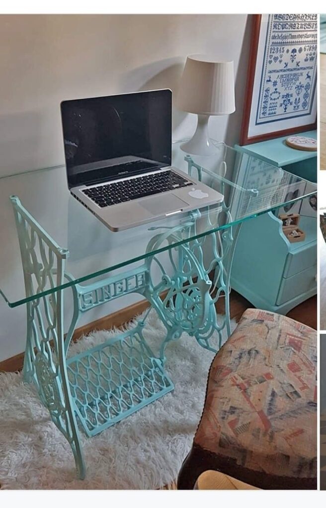 DIY Ideas to Repurpose Old Sewing Machine Tables and Cabinets - Girl in ...